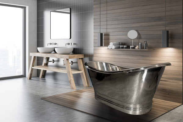 Copper Bathtub Full Nickel – Stone Innovations Ltd